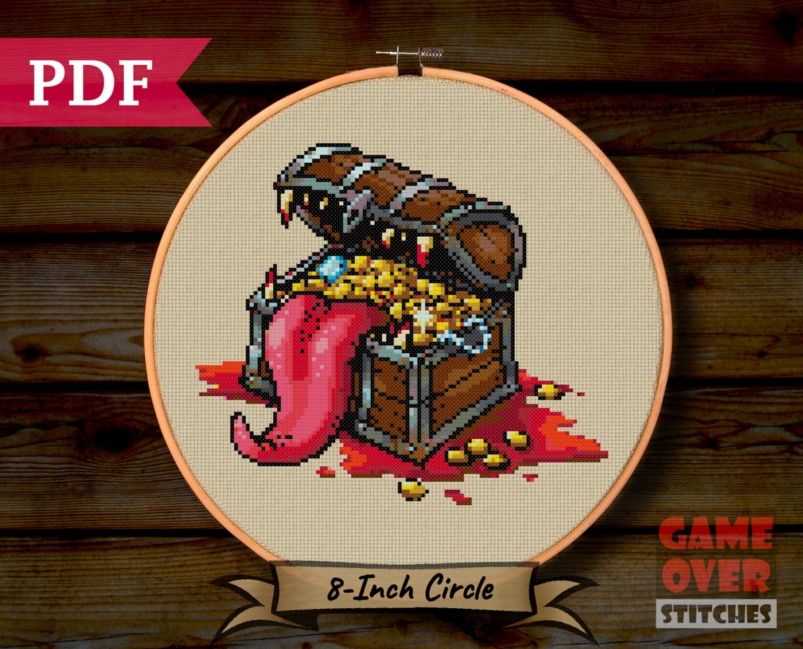 Mimic Cross Stitch Pattern for 9-inch Hoop - Etsy