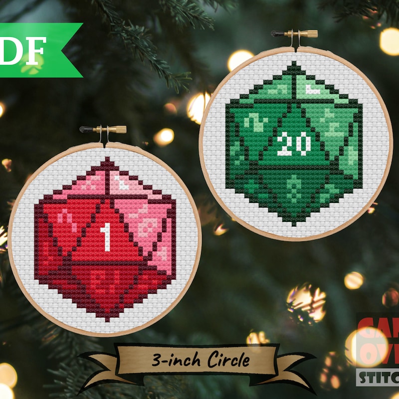 Dnd Mini Cross Stitch Kits - Etsy
