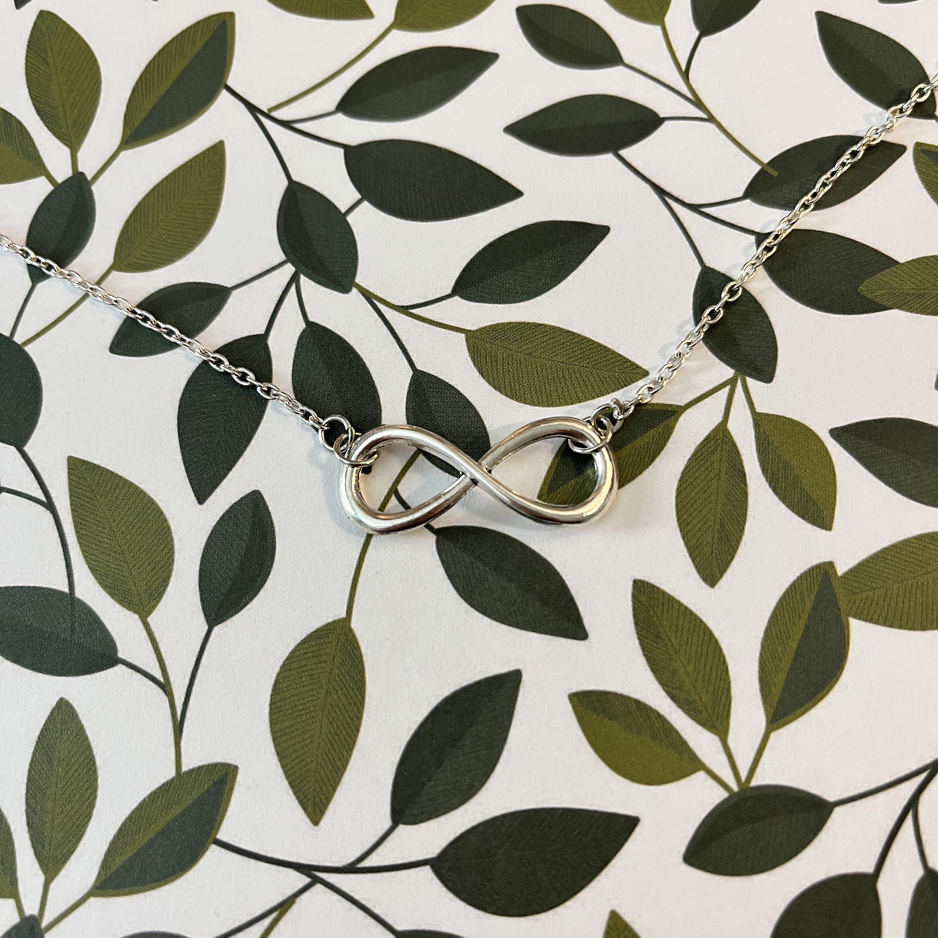 One Direction Infinity Necklace Sterling Silver