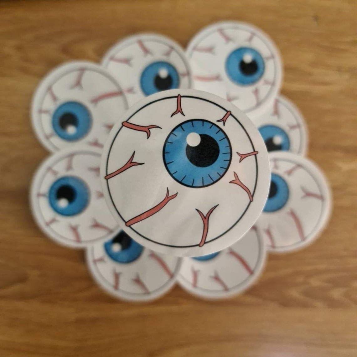 Creepy Eyeball Sticker / Cute Eyeball / Horror Sticker / | Etsy Creepy Eyeball Sticker / Cute Eyeball / Horror Sticker / | Etsy