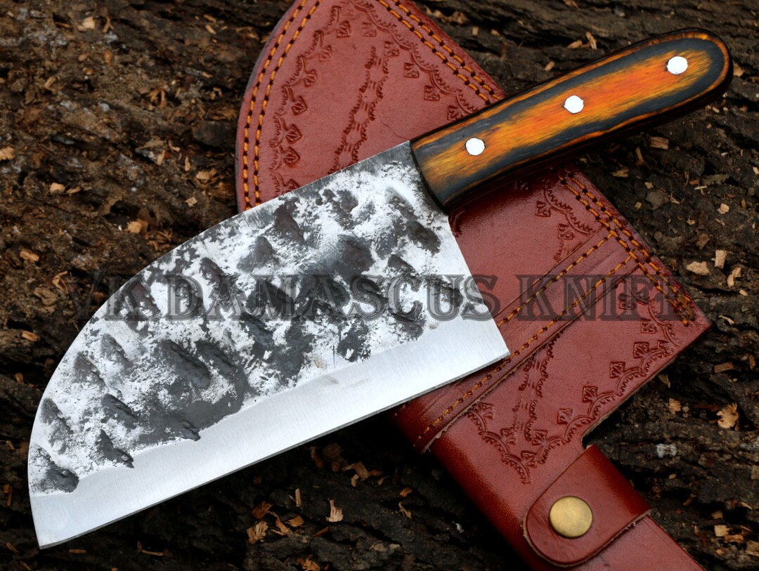 Handmade Cleaver Chopper Chef Knife Kitchen Knife Forged - Etsy