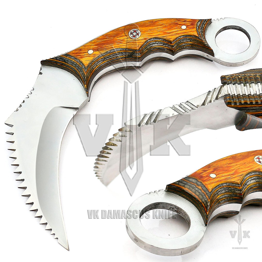 Karambit Hunting Knife, Hand Forged Knife, Carbon Steel Hunting ...