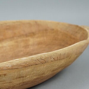 Oak Bowl / Hand Carved Bowl / Rustic Bowl / Wooden Bowl / - Etsy