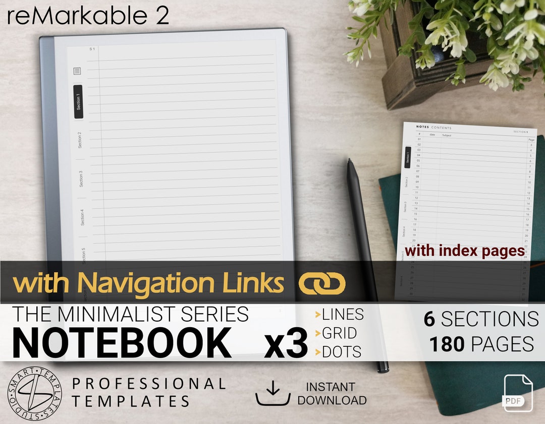 Remarkable 2 Notebook digital Download - Etsy Australia