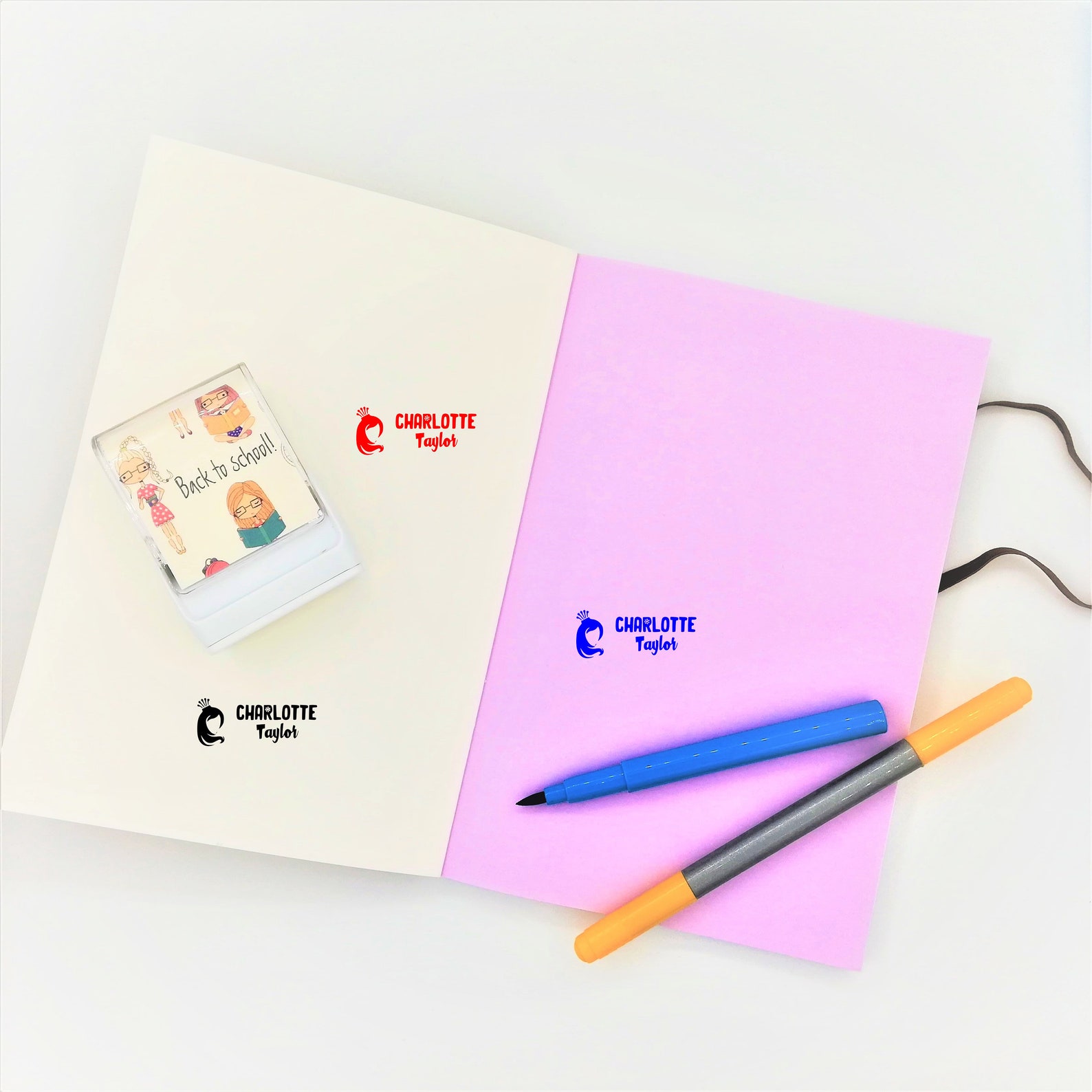 Dr. Stamp Personalised Name Stamper for Kids Clothes School Uniform ...