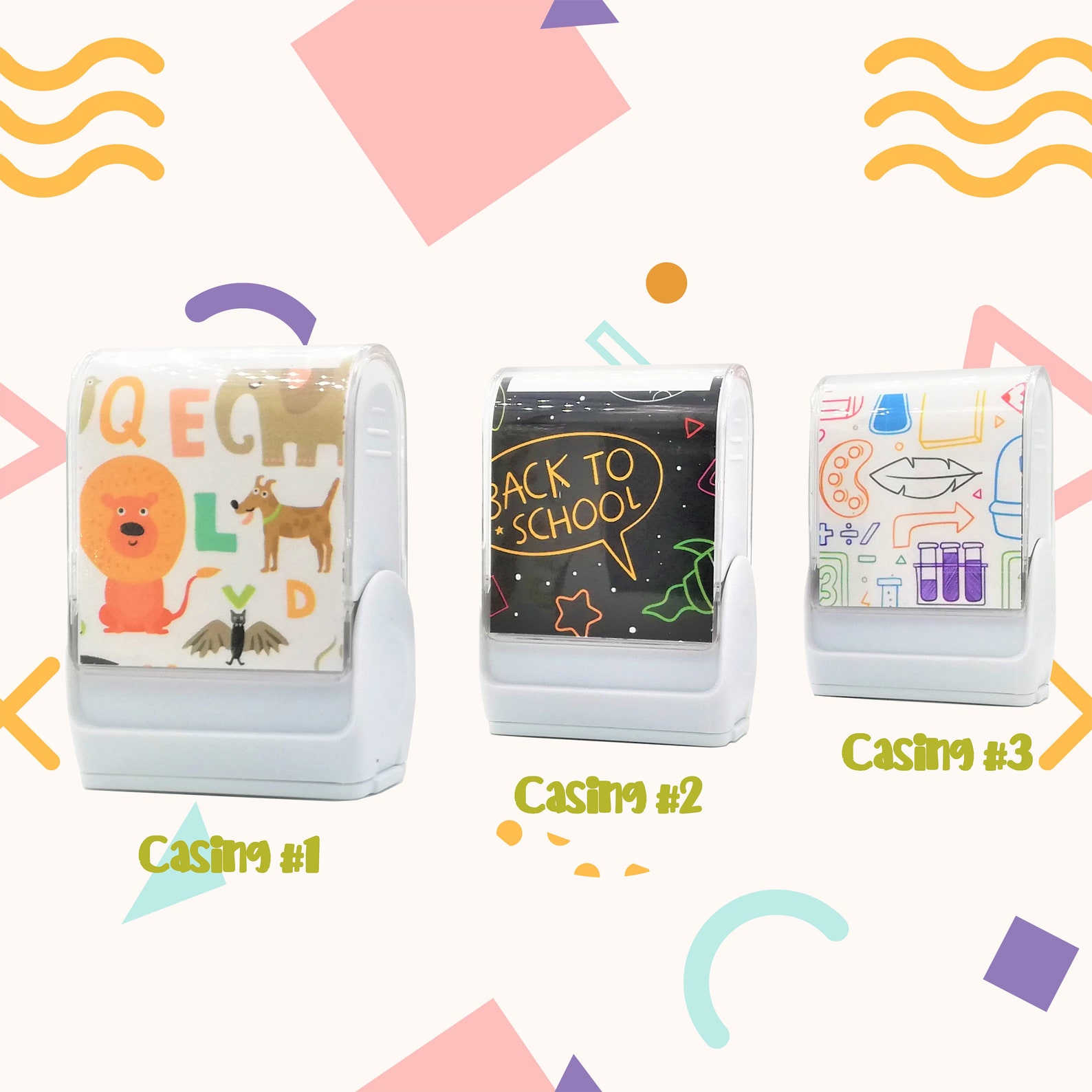 Dr. Stamp Personalised Name Stamper for Kids Clothes School Uniform ...