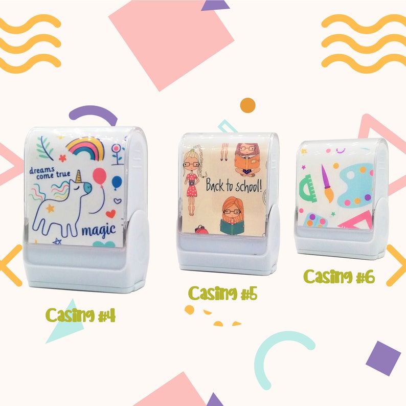 Dr. Stamp - Personalised Name Stamper for Kids Clothes School Uniform ...