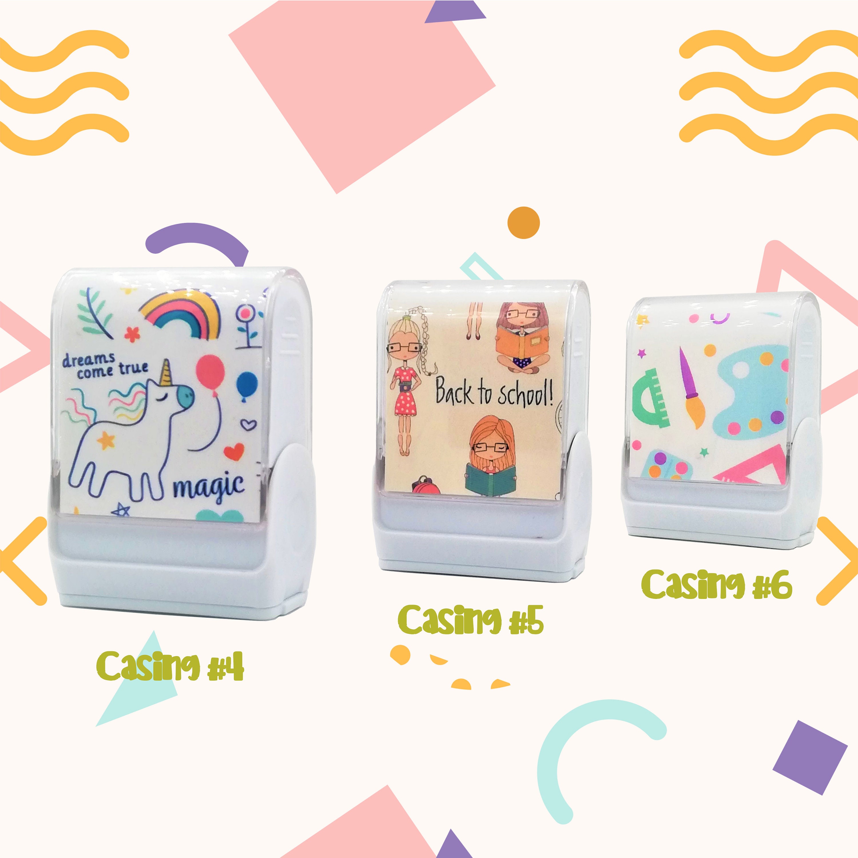 Dr. Stamp - Personalised Name Stamper for Kids Clothes School Uniform ...