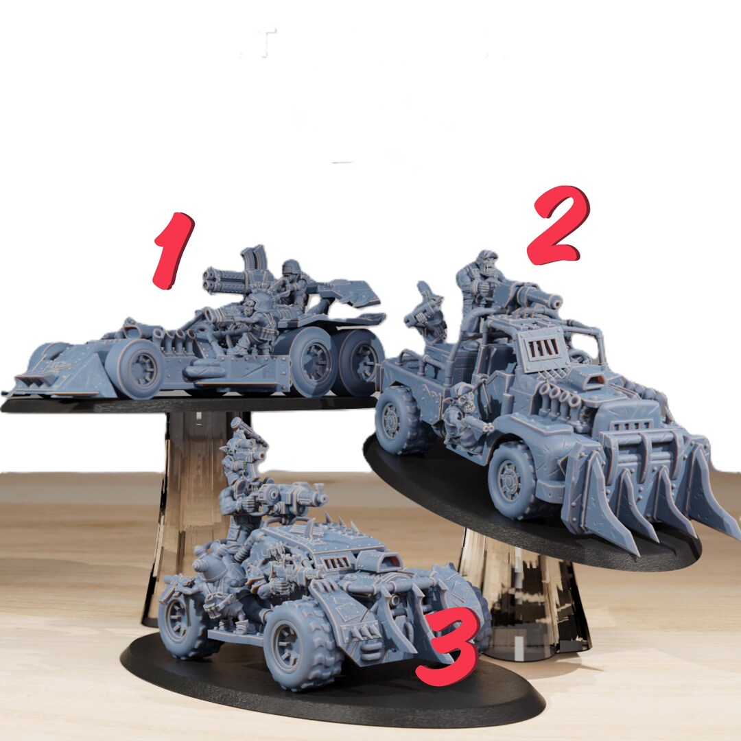 Station Forge Orkaz Speedsters Proxy Minitures Ork Tabletop RPG Wargaming - Etsy