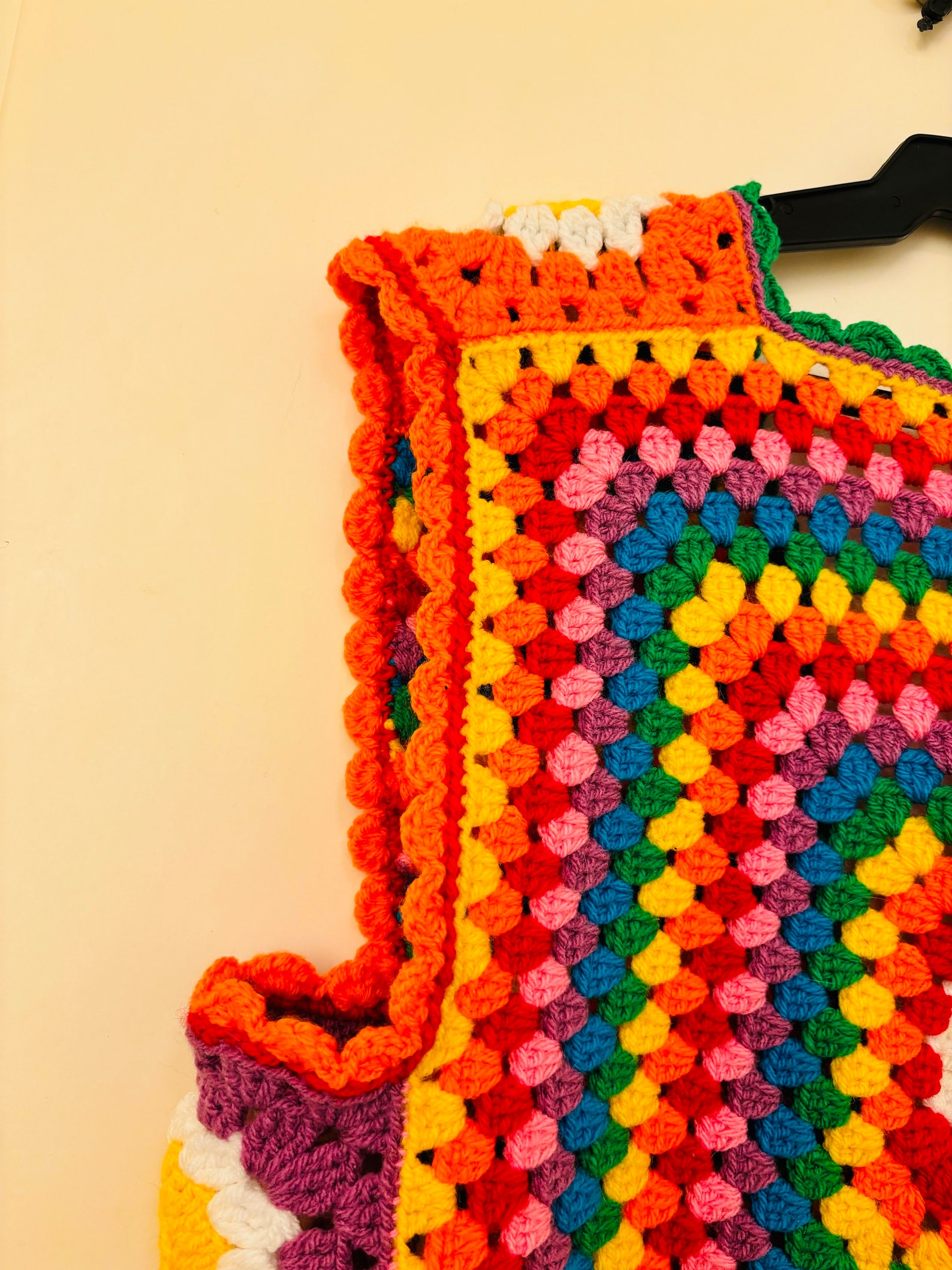 A Unisex Crochet Rainbow Flower Vest, Size M/L (festival Clothing) - Etsy