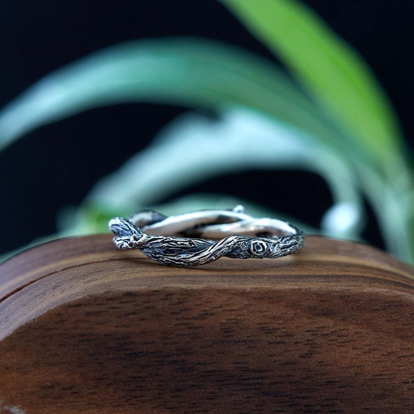 Twisted Wedding Band - Etsy