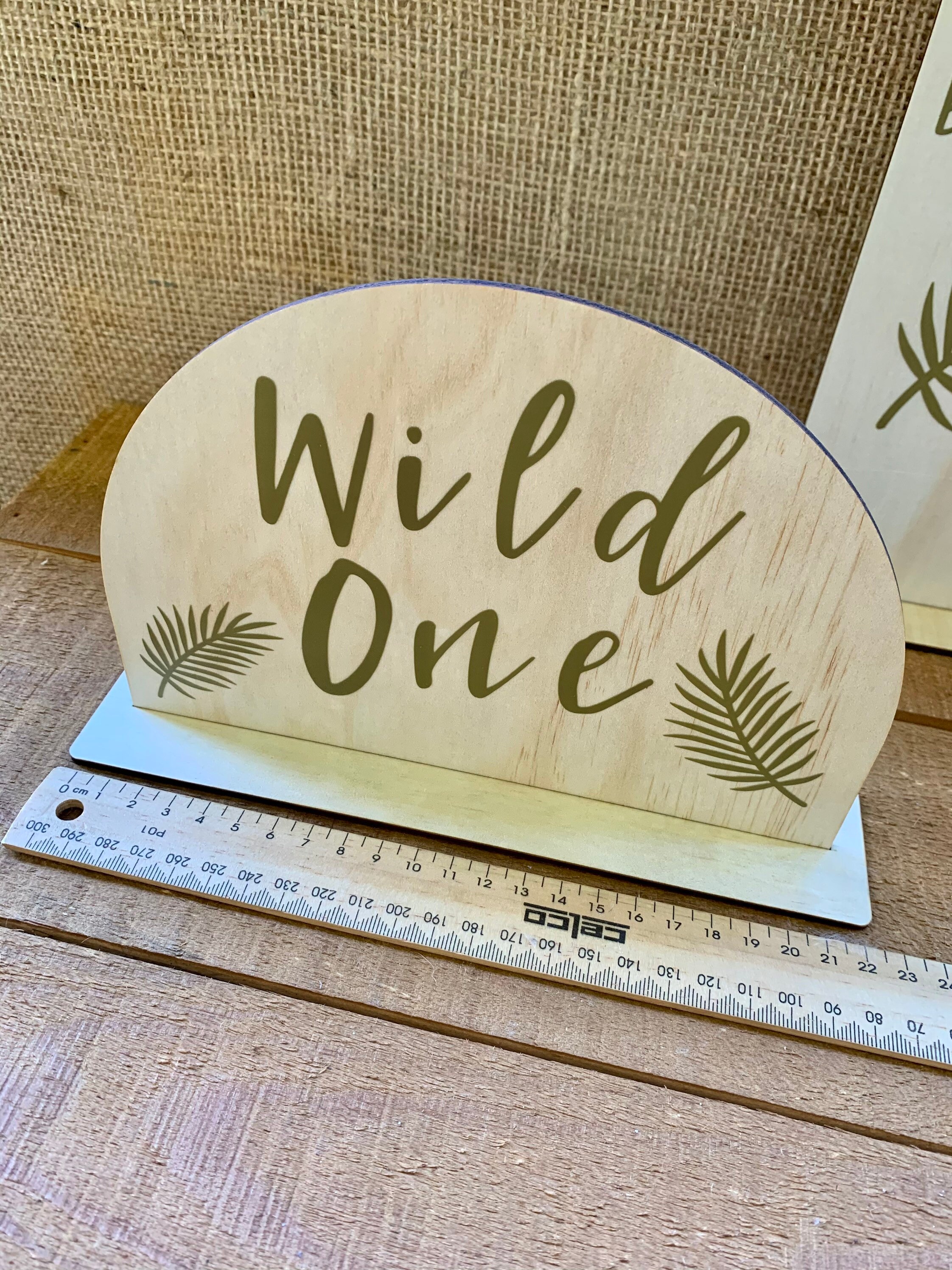 Wild One Birthday Sign Package Personalised custom Name Cake | Etsy