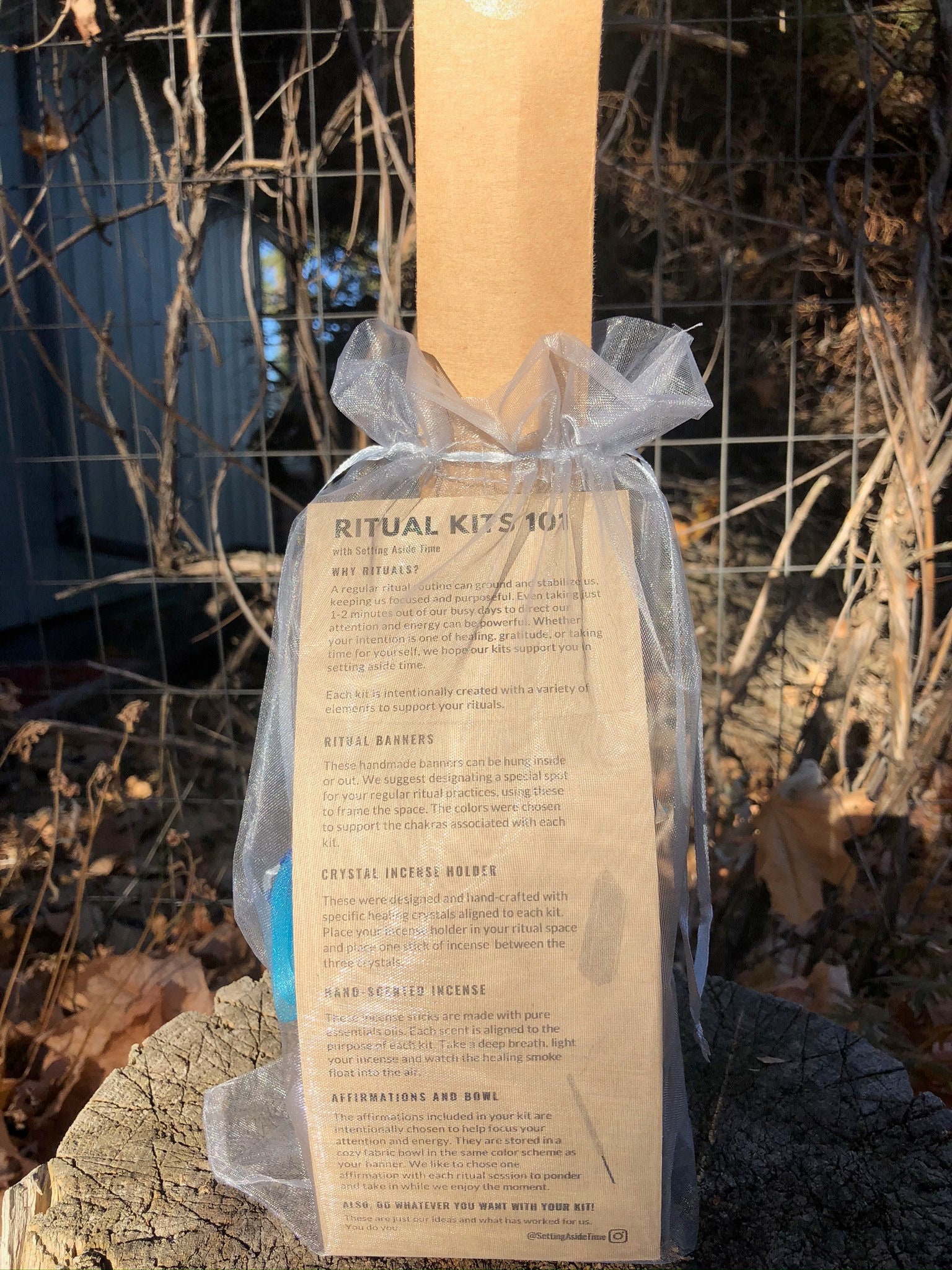 Kit Ritual de Mindfulness, Meditación, Rituales Diarios, Cristales De ...