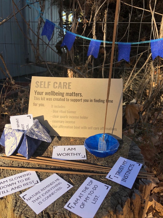 Kit Ritual de Aut acariciamiento Amor propio Afirmaciones | Etsy