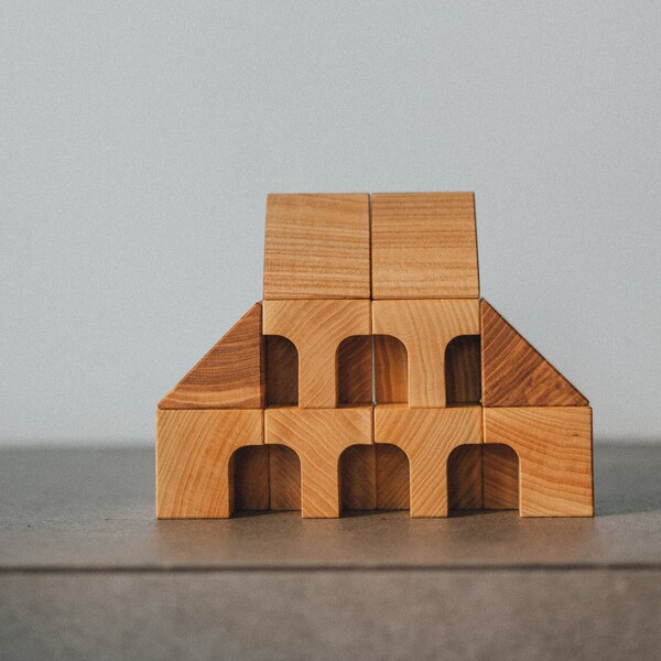 Wooden Architectural Blocks - Etsy