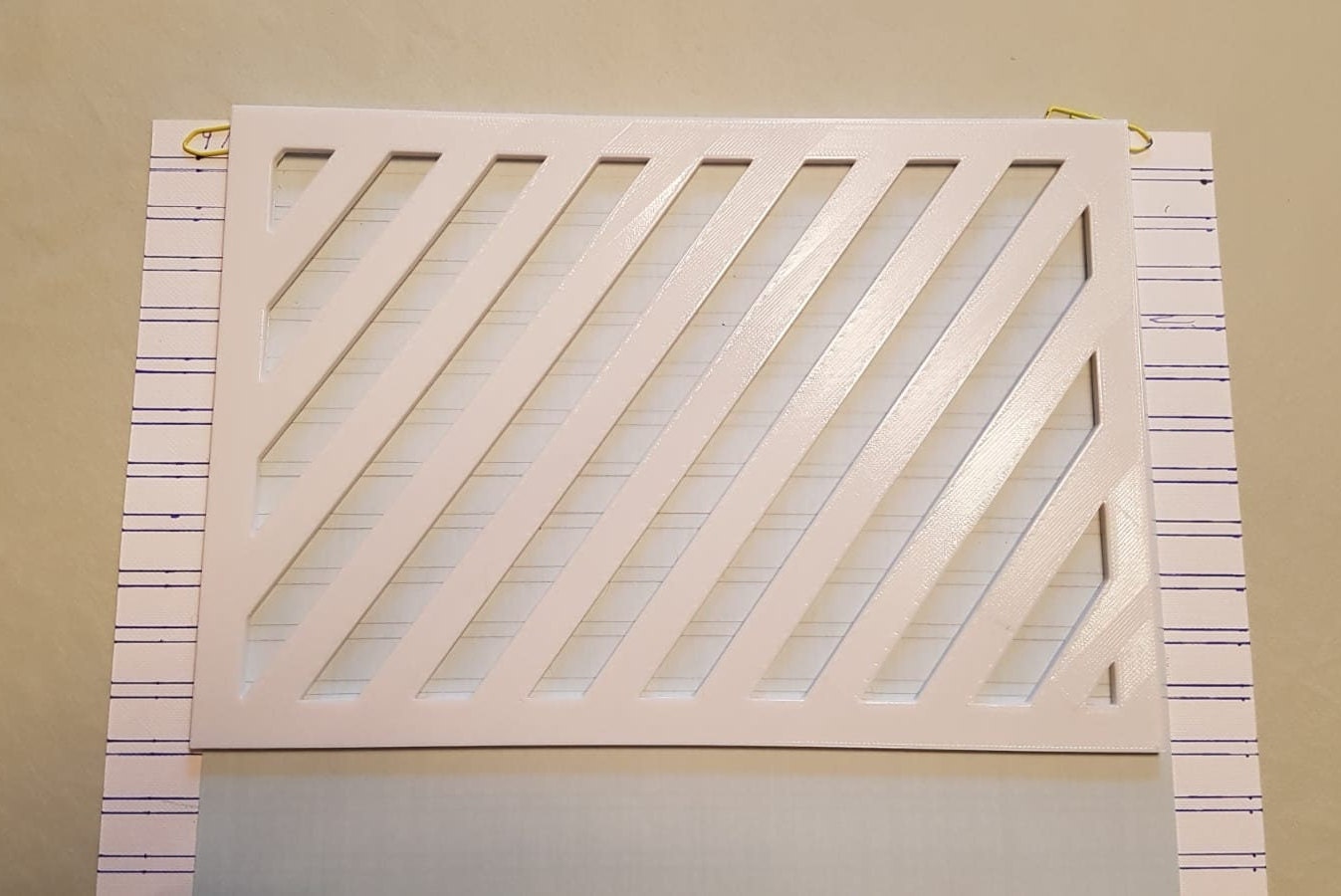 Dina5 Ruler 55 Degrees Stencil Calligraphy Calligraphy Copperplate ...