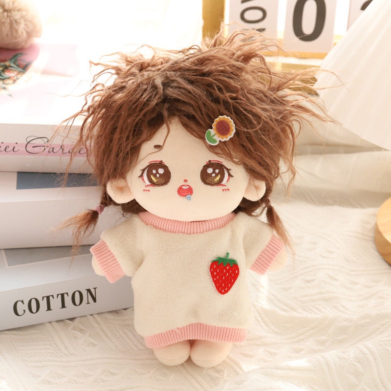 20cm Cotton Doll Plush Clothes, Plush Doll Sweatshirts, Romper and Knit ...