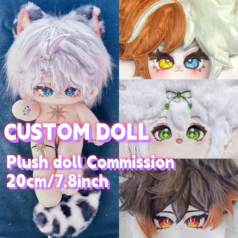 Custom Plush Dolls | Anime, K-pop, Idol, Video Game, Original Mini-me ...
