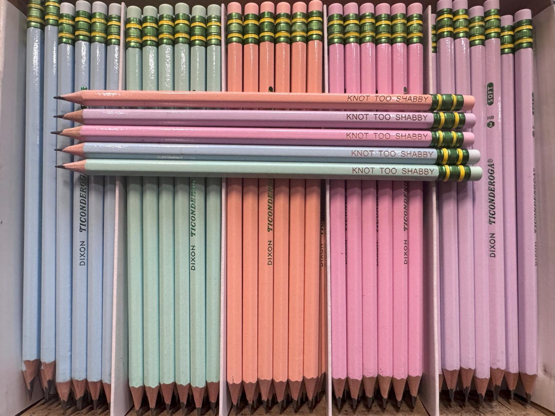 Pastel Colors - Order by Color - Personalized Ticonderoga Graphite ...