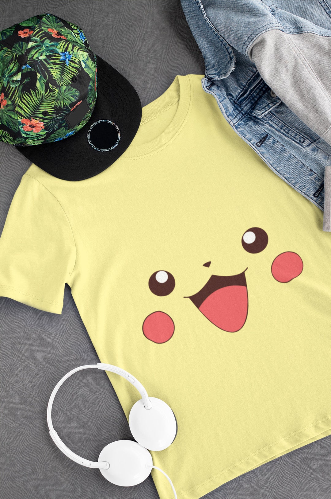 Digital Pikachu Pokemon Inspired Layerd SVG PNG - Etsy
