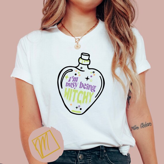 Digital I'm Busy Being Witchy SVG PNG Halloween Vibe - Etsy