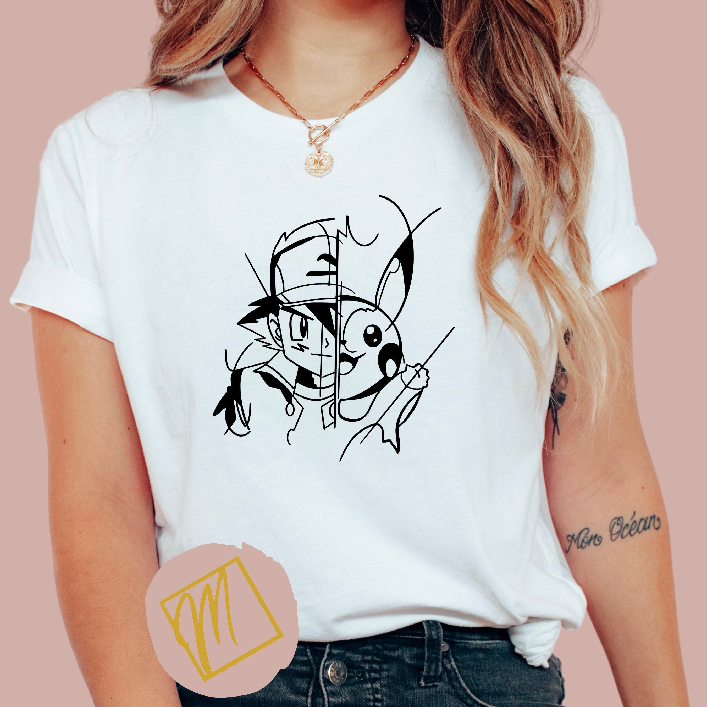 Digital Ash Ketchum and Pikachu Pokemon Inspired Svg Png, Pokemon ...