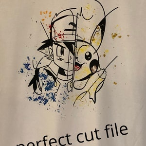 Digital Ash Ketchum and Pikachu Pokemon Inspired Svg Png, Pokemon ...