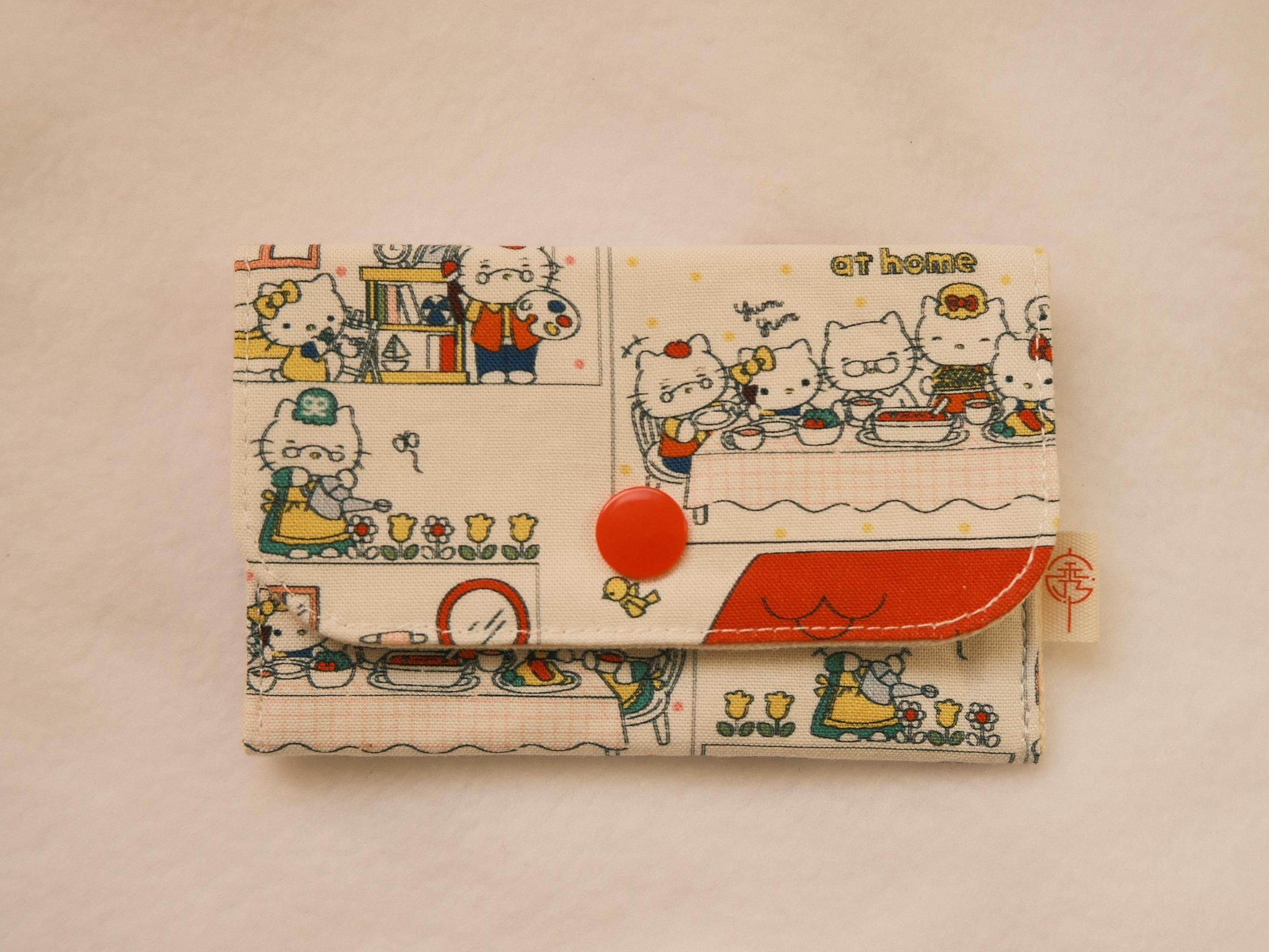 Hello Kitty Eco-friendly Fabric Card Holder • Mini Wallet for Business ...