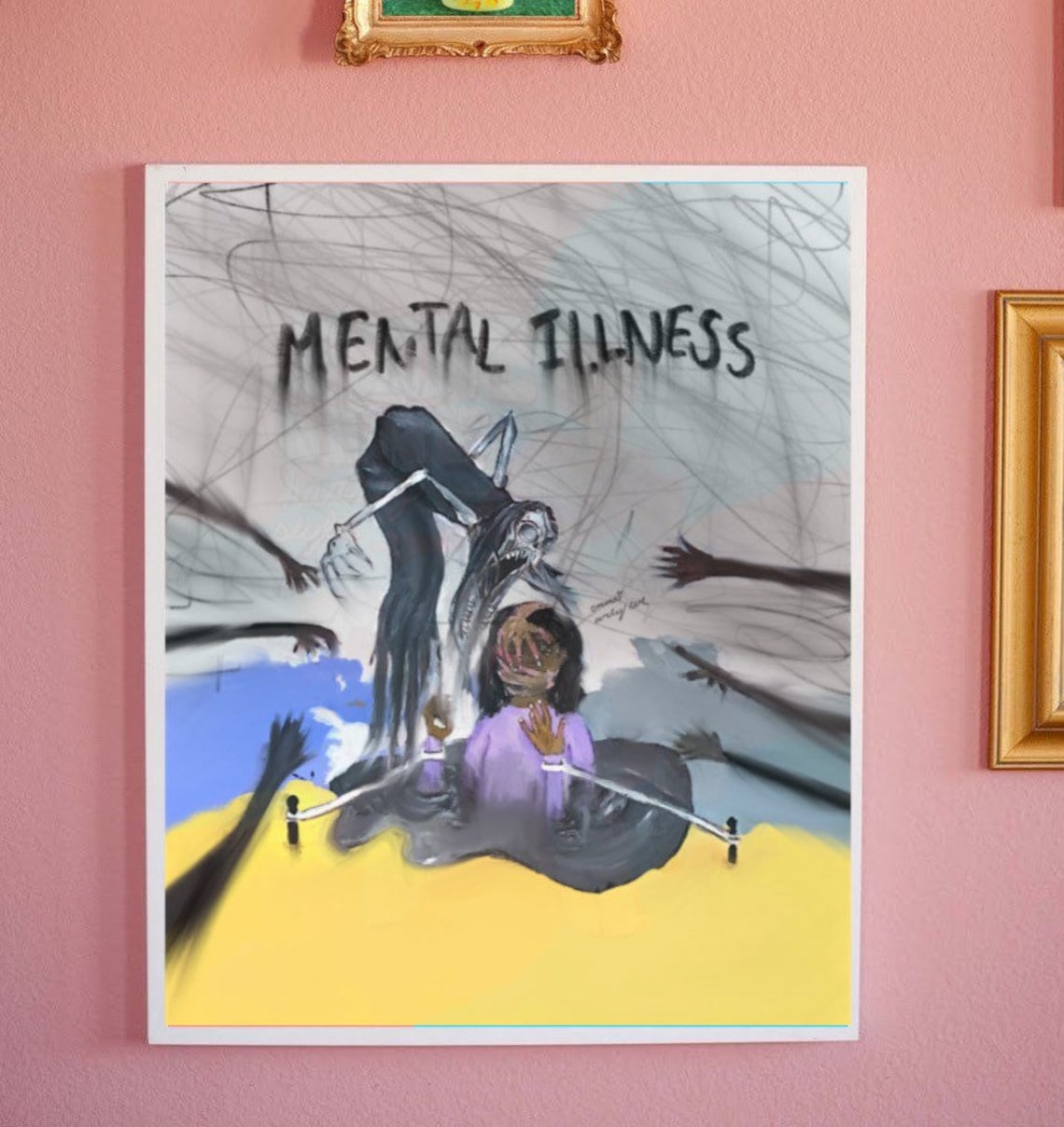 Mental Illness Art Print | Etsy