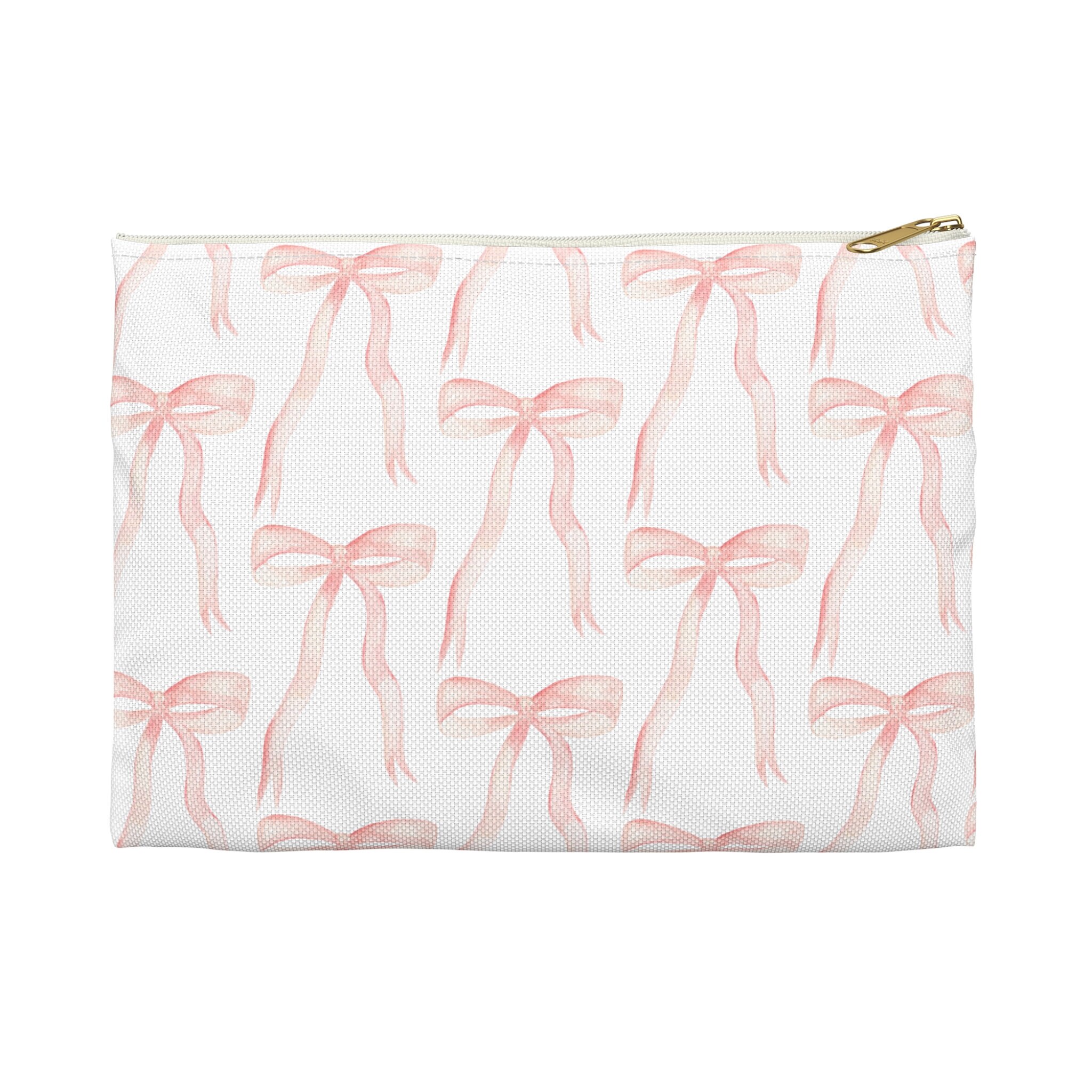 Pink Bow/ Ribbon Accessory Pouch Coquette Style - Etsy