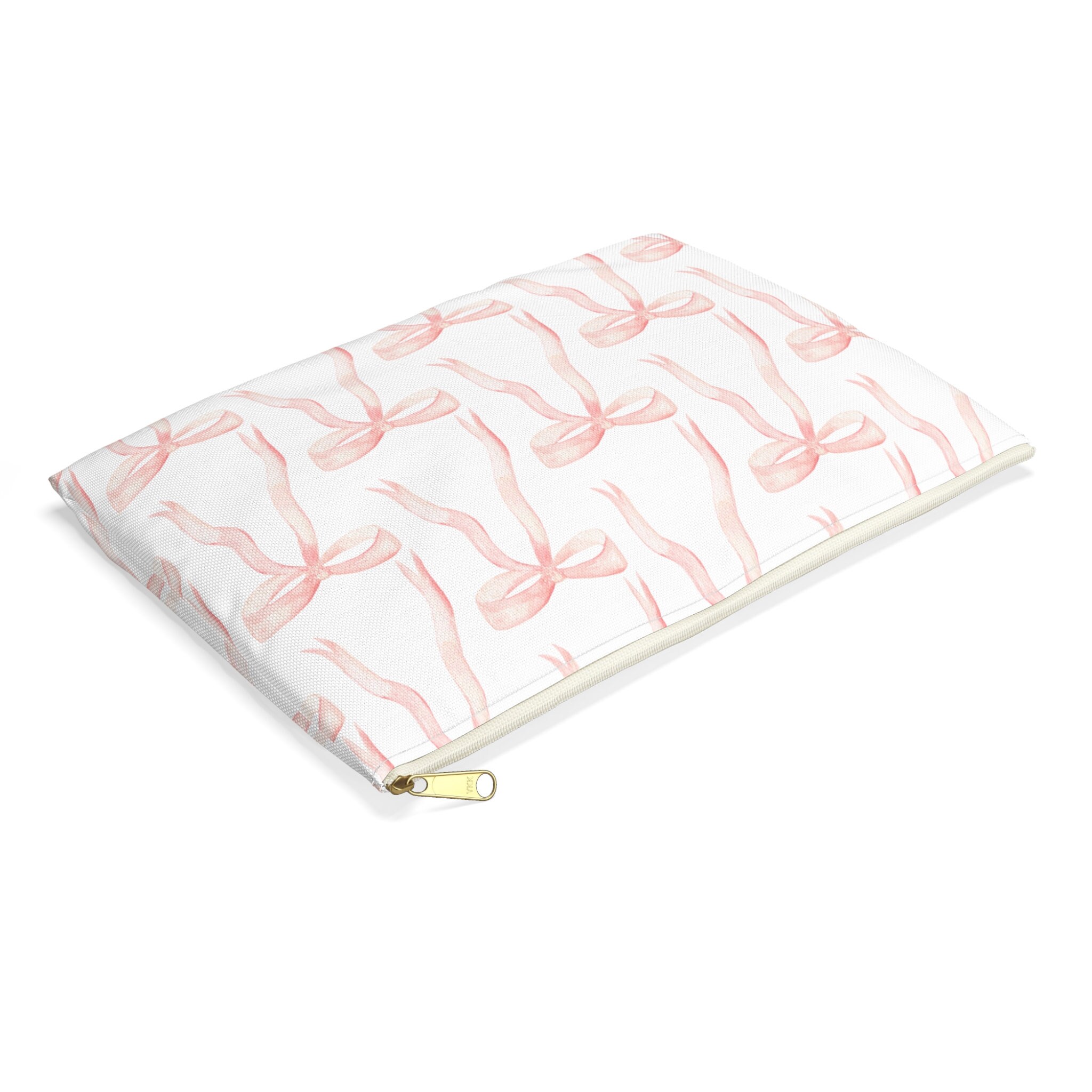 Pink Bow/ Ribbon Accessory Pouch Coquette Style - Etsy