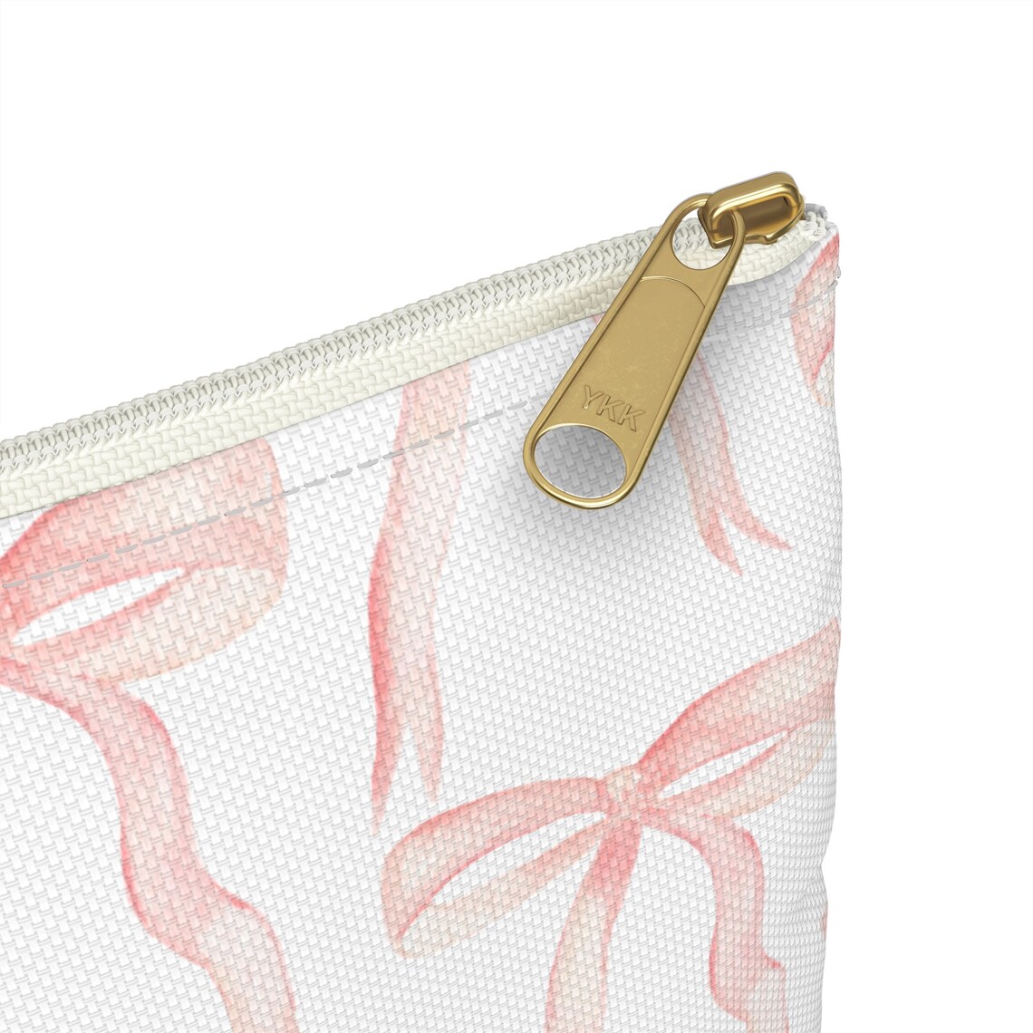 Pink Bow/ Ribbon Accessory Pouch Coquette Style - Etsy