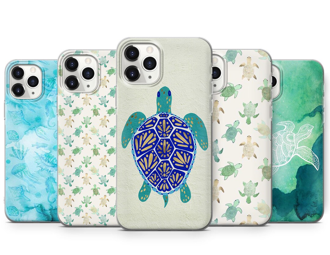 Sea Turtle Phone Case for iPhone 15 14 Pro Max 13 12 11 Xr Xs X 8 7 ...