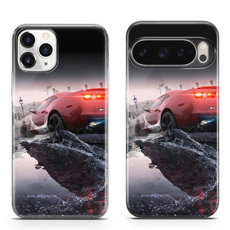 Sport Car Phone Case for iPhone 17 Pro Max 16E 15 14 13 Mini Google ...