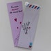 Waterproof Lara Jean to All the Boys I've Loved Bookmarks - Etsy