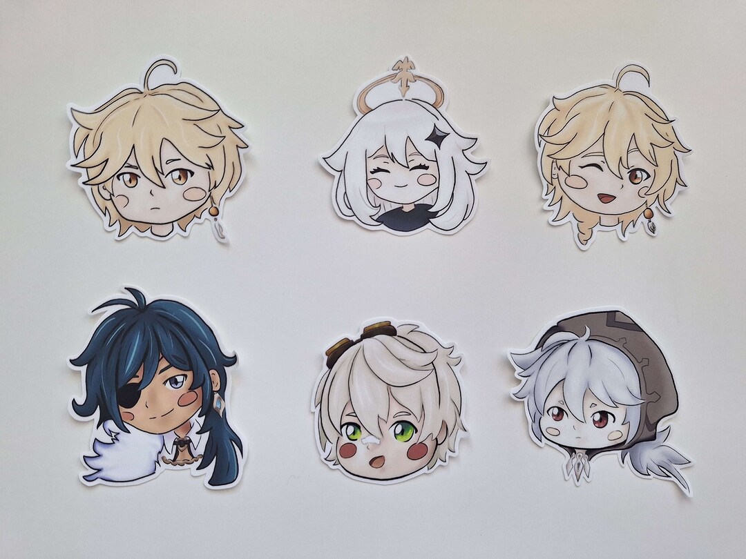 Waterproof Game Genshin Impact Mondstat Characters - Stickers - Etsy