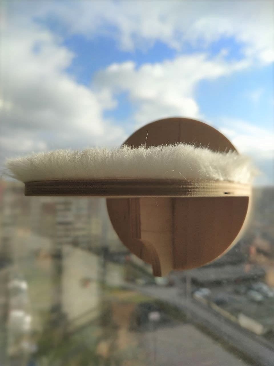 Modern Cat Steps for Wall 10 Items With White Soft Fluffy | Etsy