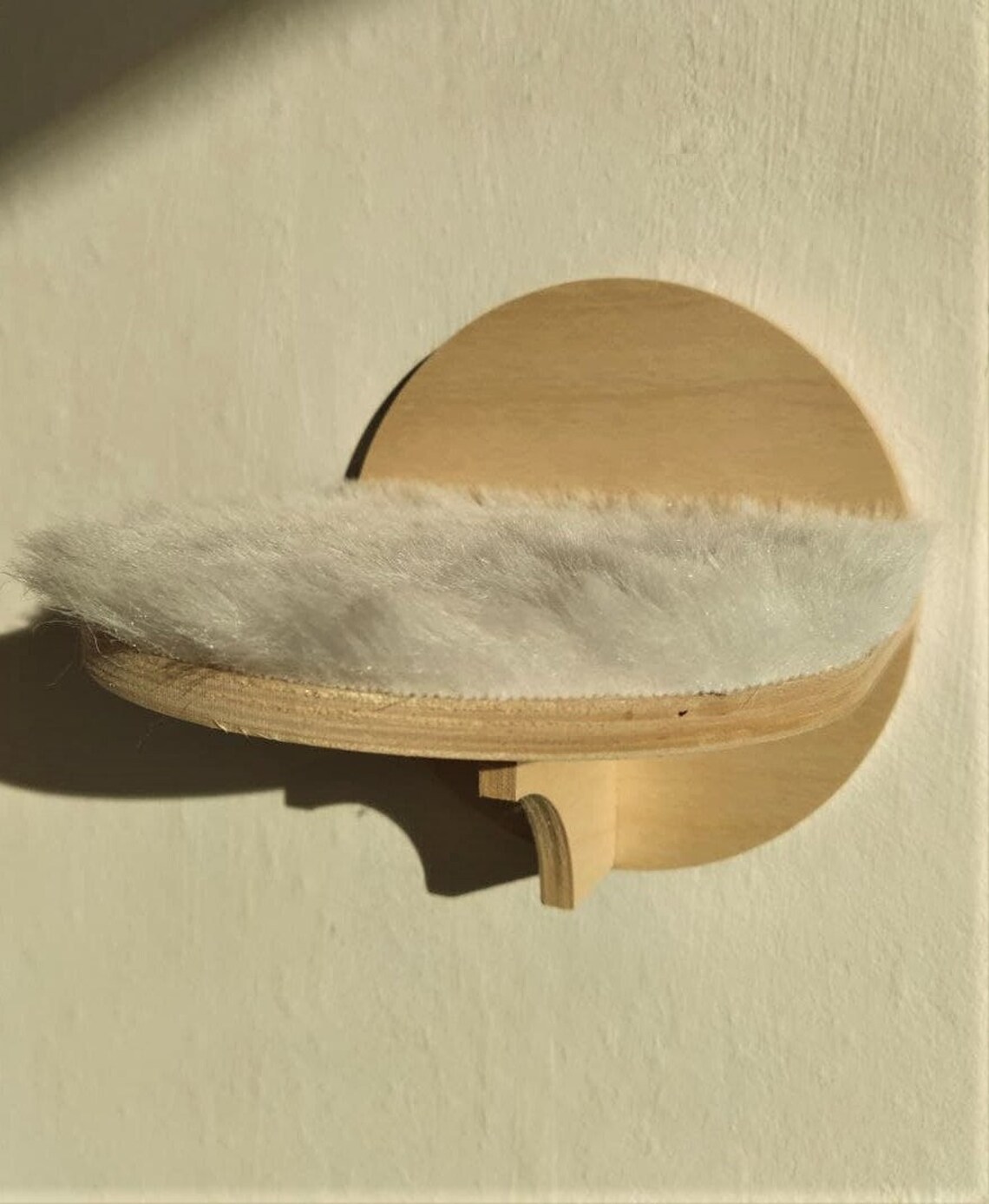 Modern Cat Steps for Wall 10 Items With White Soft Fluffy | Etsy