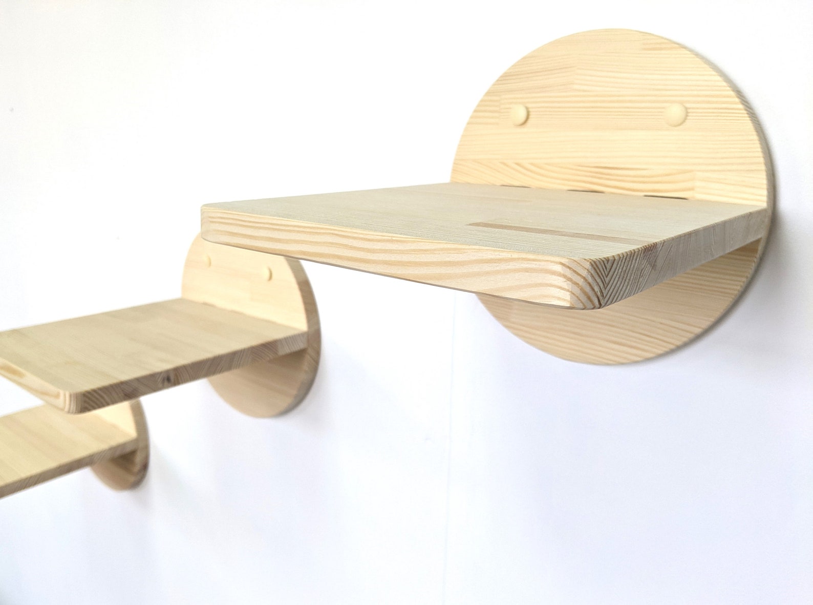 Square L Sized Steps for Cats With or Without Felt, Cat Wall Steps, Cat ...