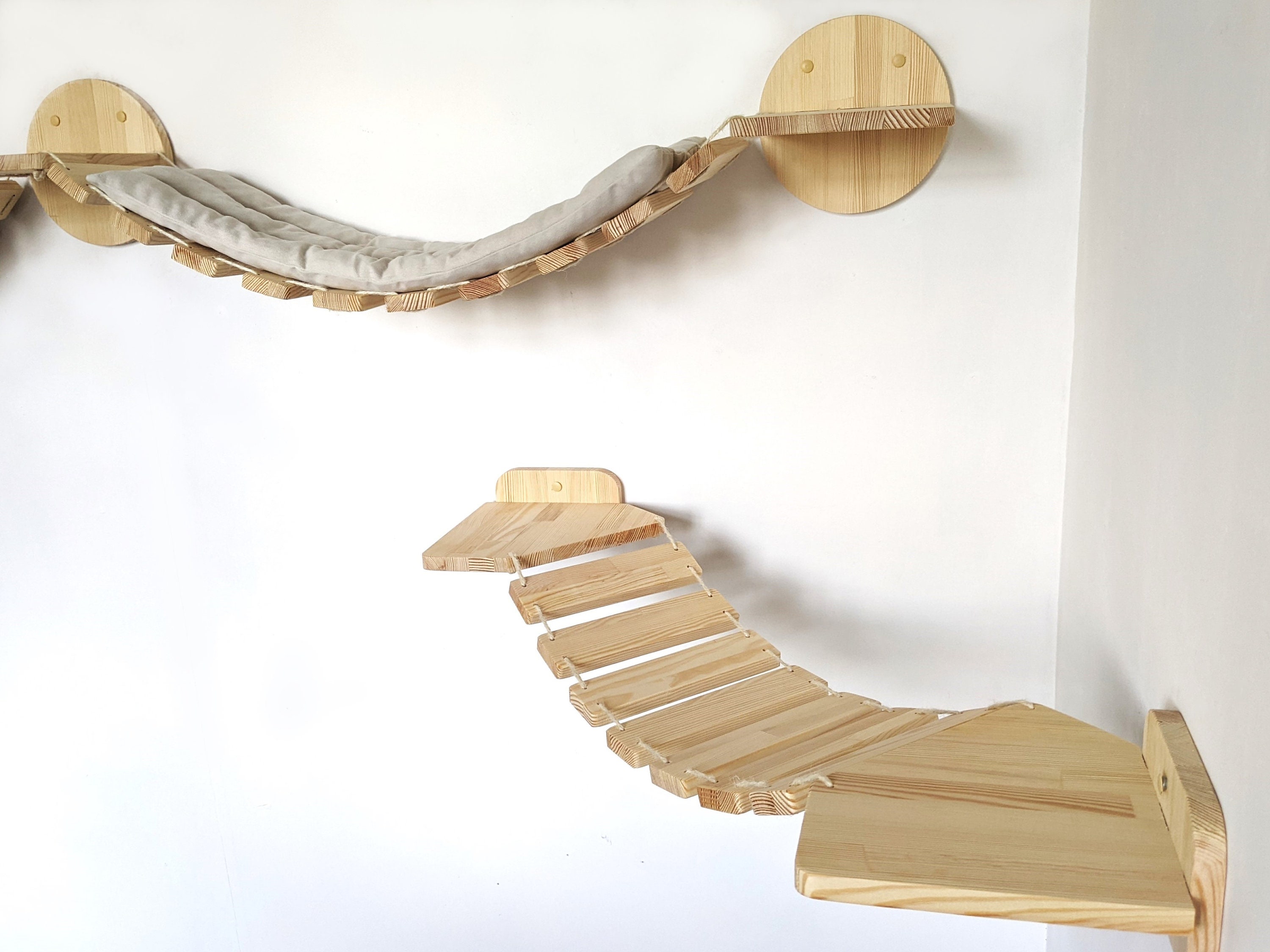 2 Kind of Cat Bridges Pack: Double Bridge With Pillows and Corner ...