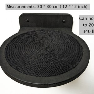 XL Handmade Pine Cat Step for Big Cats With Sisal/cotton Top, Cat Wall ...