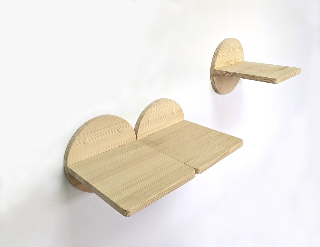 Square L Sized Steps for Cats With or Without Felt, Cat Wall Steps, Cat ...