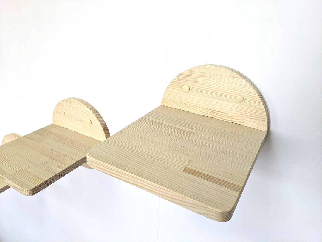 Square L Sized Steps for Cats With or Without Felt, Cat Wall Steps, Cat ...