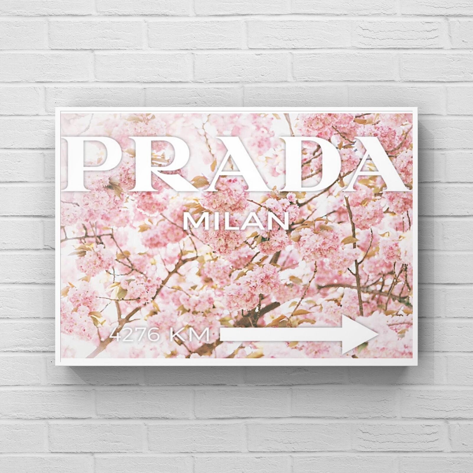 Prada Fashion Print A3 A4 A5 Prada Wall Art Prada Marfa | Etsy