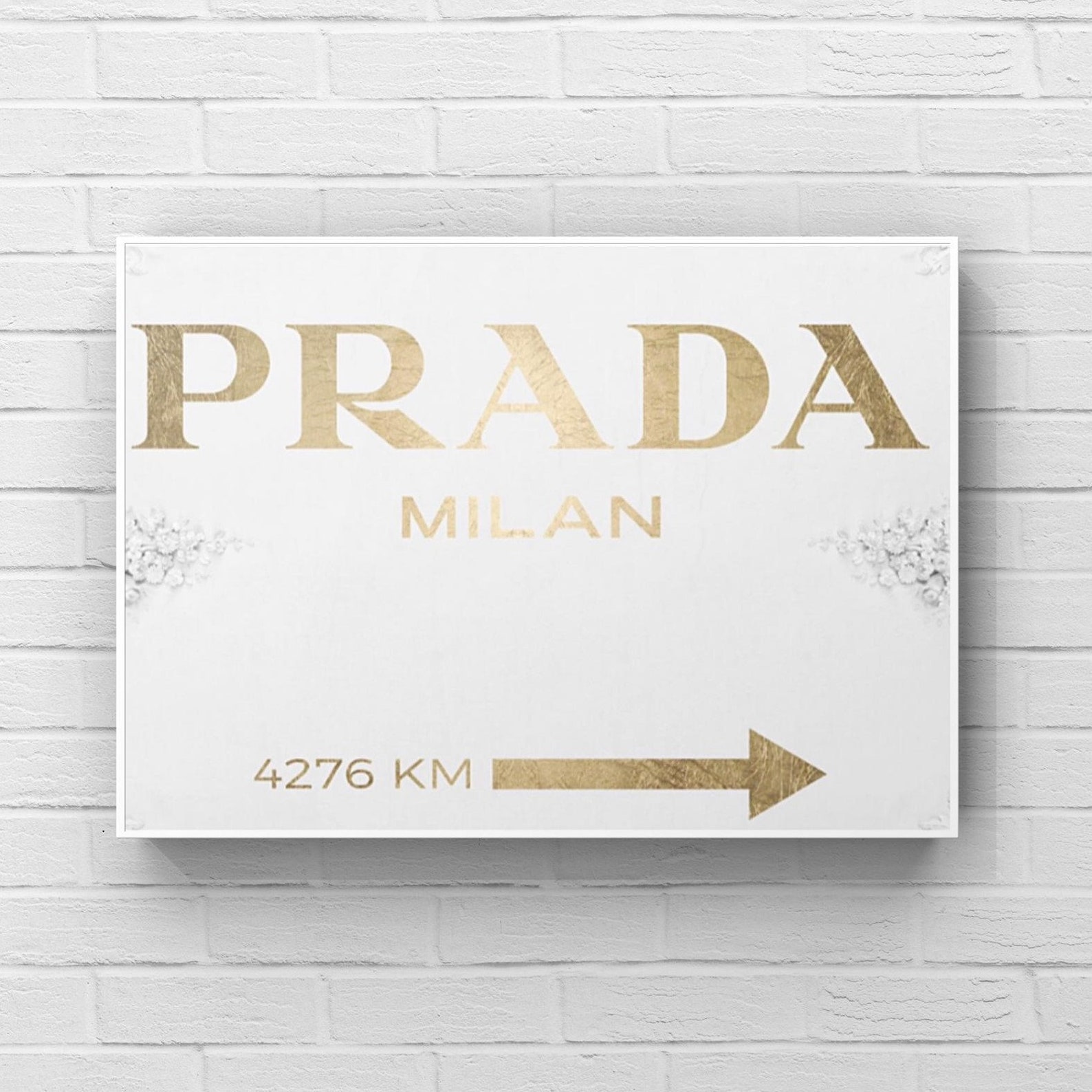 Prada Fashion Wall Print A3 A4 ans. A5 Art mural Prada | Etsy
