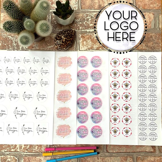 Custom Stickers Personalised Logo Your Design Small Business - Etsy UK