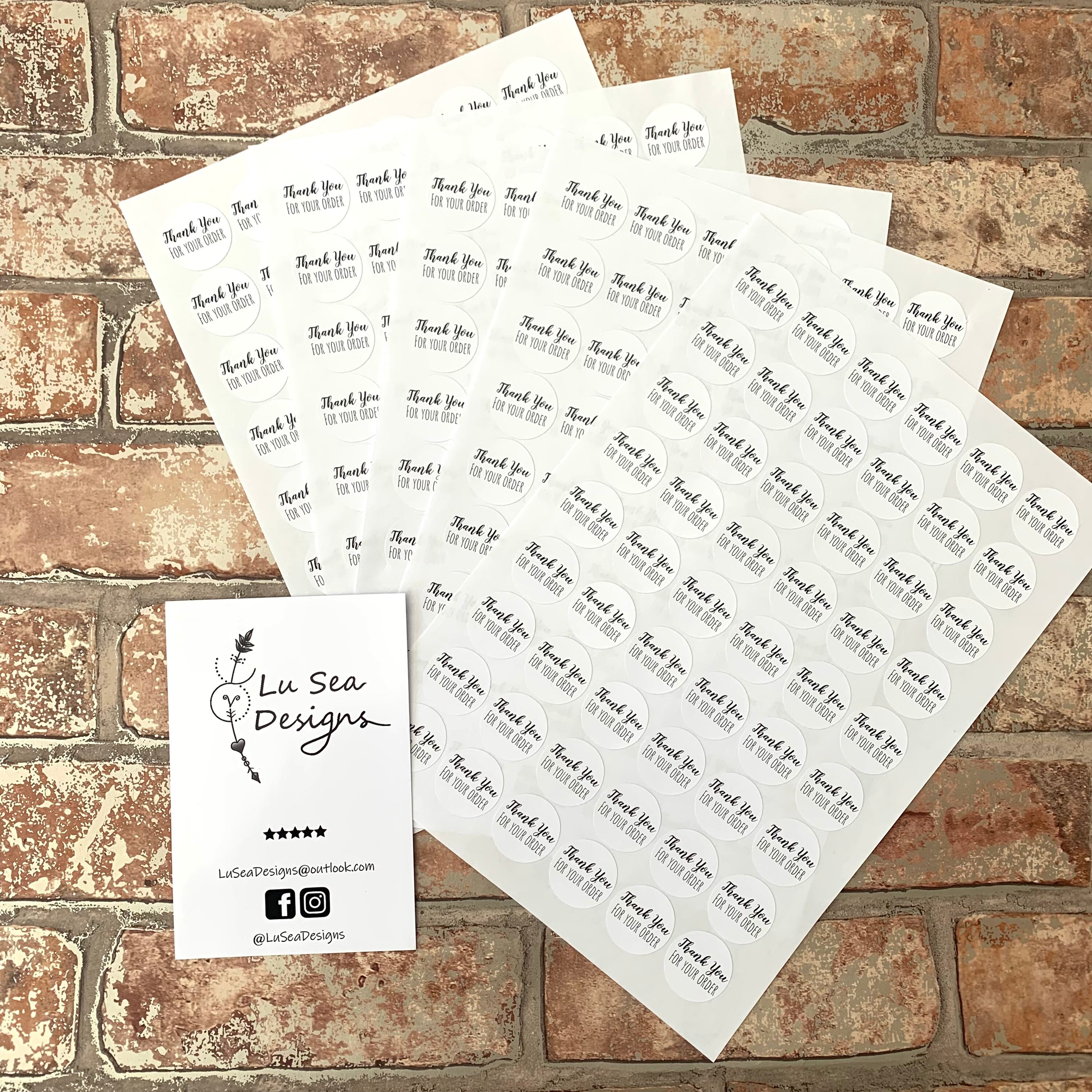 Custom Stickers Personalised Logo Your Design Small Business - Etsy UK