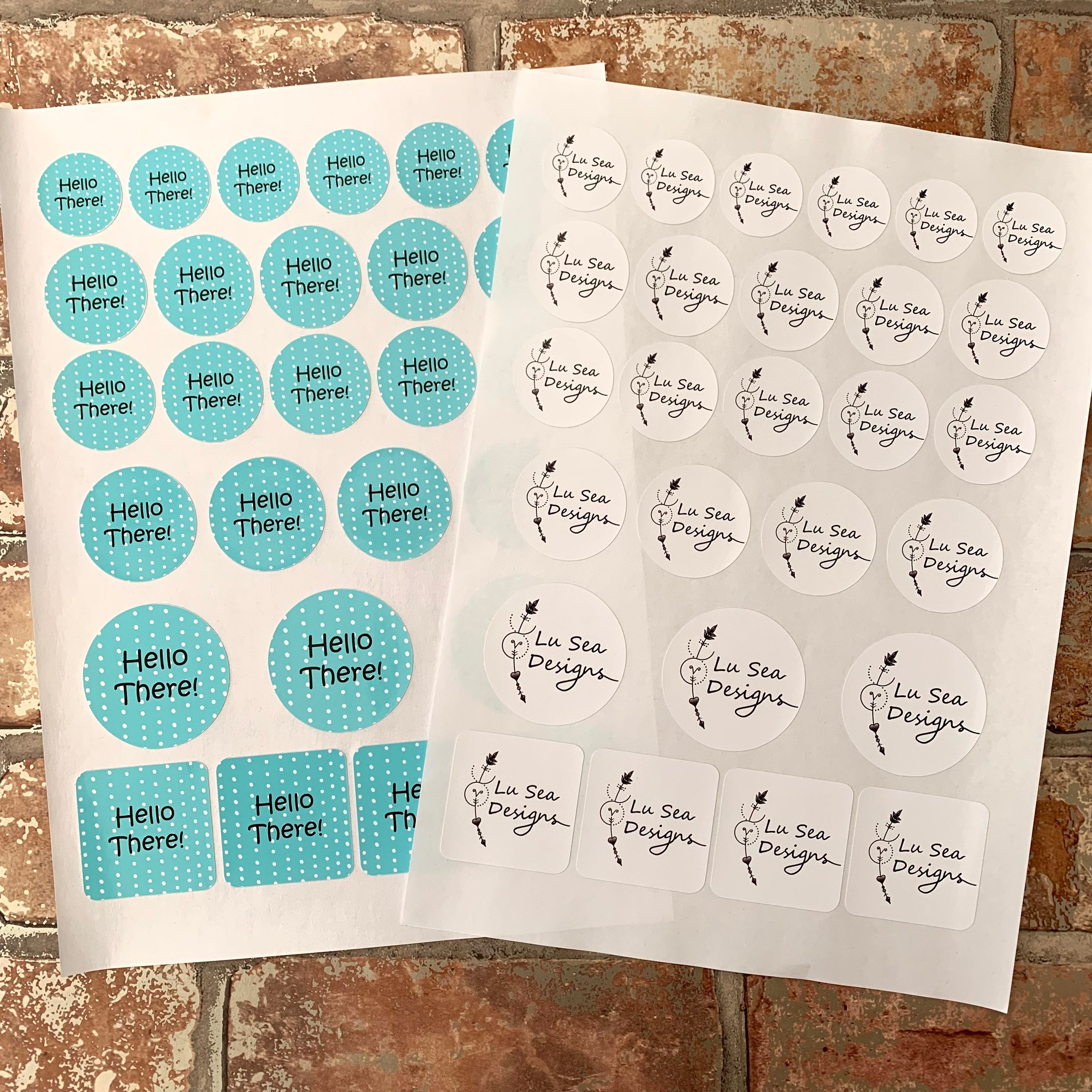 Custom Stickers Personalised Logo Your Design Small Business - Etsy UK