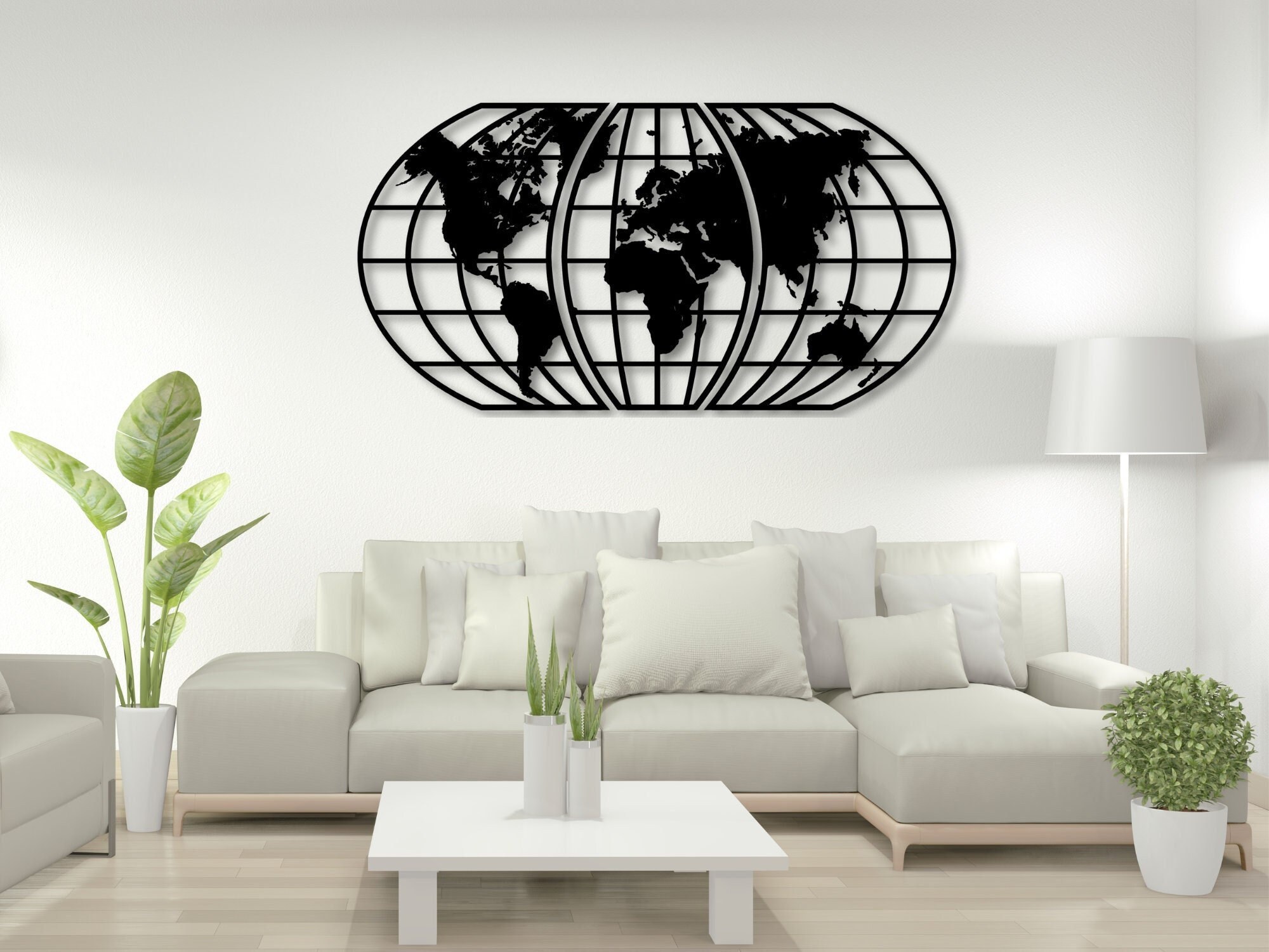 3d Wooden World Map, Home Decor, World Map Wall Art, Housewarming Gift ...