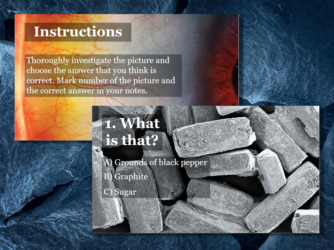 Quiz "under a Microscope" - Can You Guess What's in the Picture ...